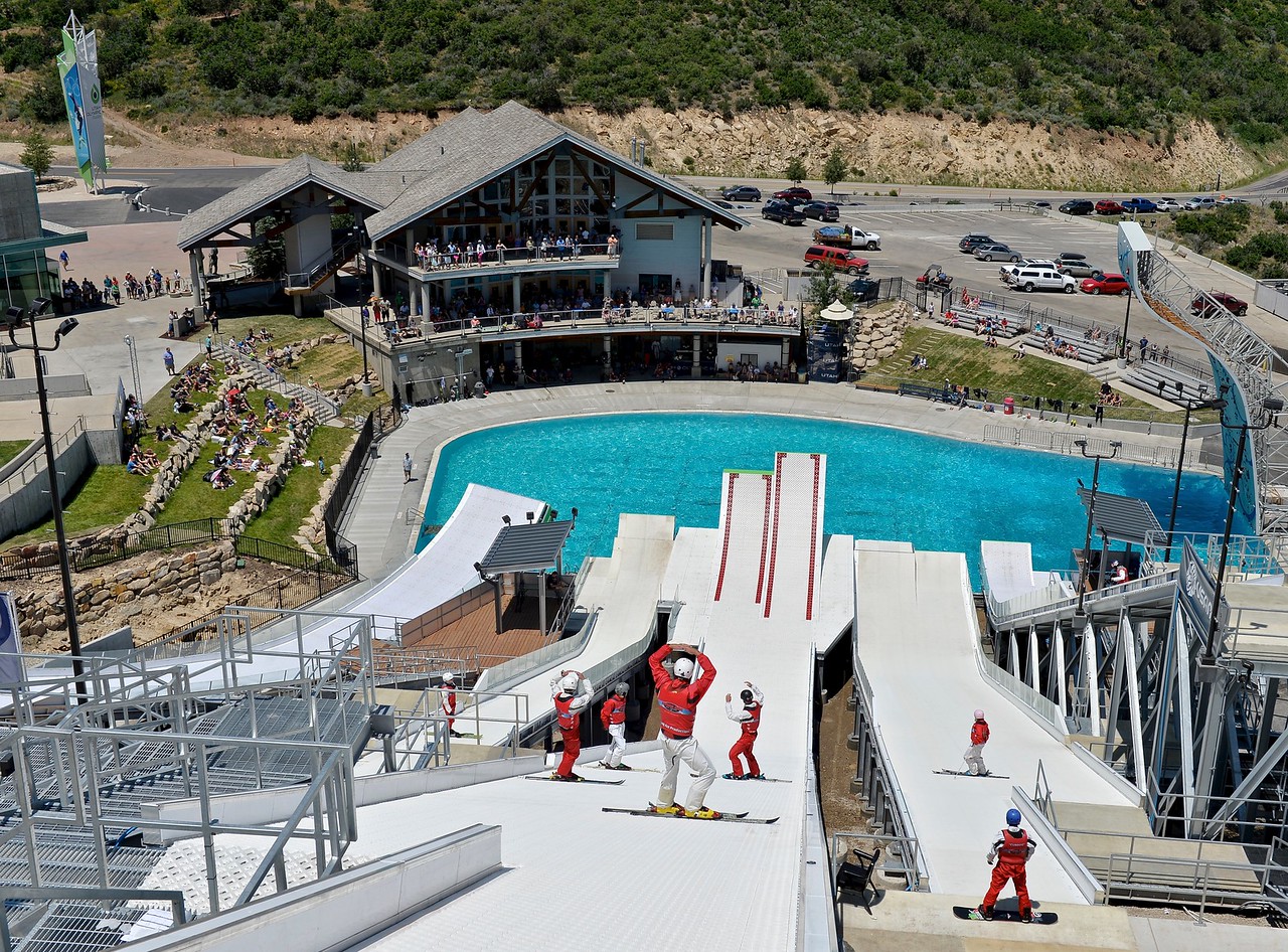 Pool Deck Party For Flying Ace All-Stars Freestyle Show | Utah Olympic ...