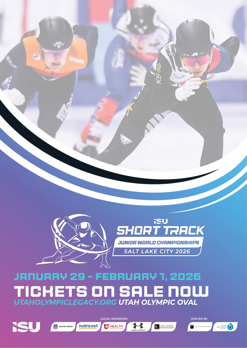 ISU_JUNIOR SHORT TRACK WORLD COMP_Poster_A3 (2) | Utah Olympic Legacy ...