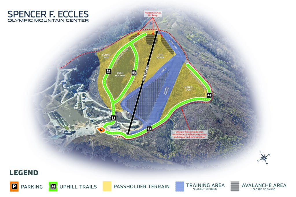 2025 -2026 Uphill Trail Map | Utah Olympic Legacy Foundation